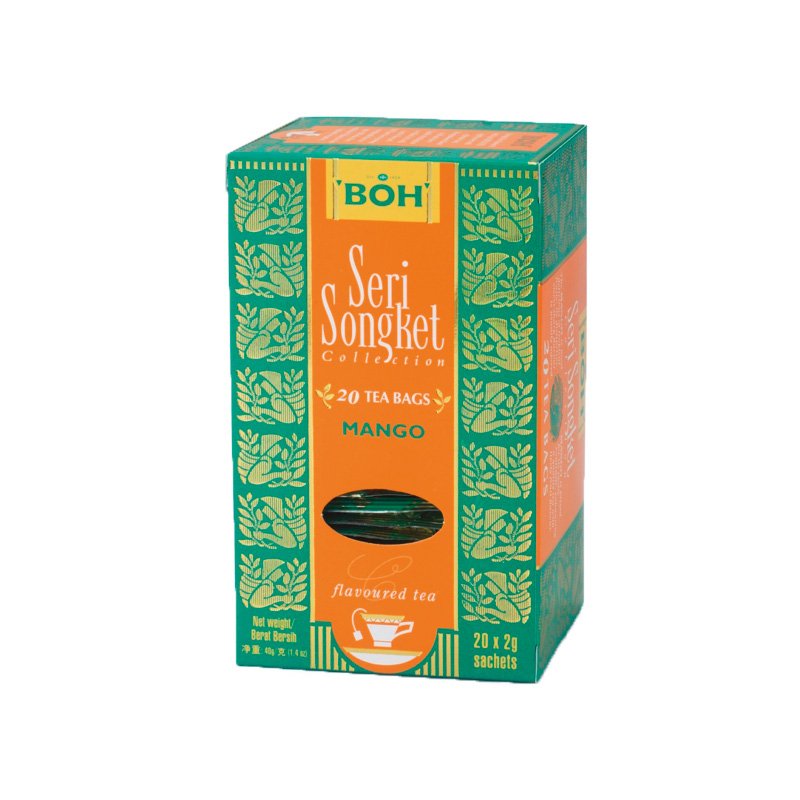 BOH mango 20 tebreve - Sort te - KIMBER FOODS ApS